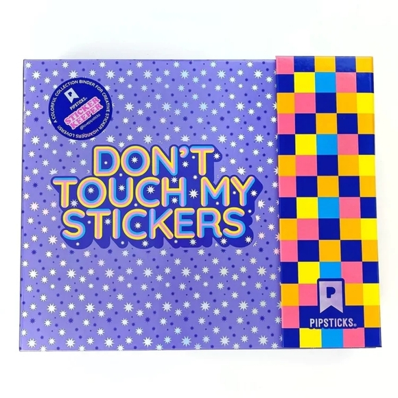 Pipsticks | Other | Pipsticks Dont Touch My Stickers Sticker Keeper ...